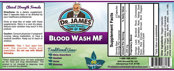 Bloodwash MF – Drug Free Help Store