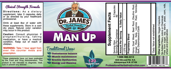 Man Up – Drug Free Help Store