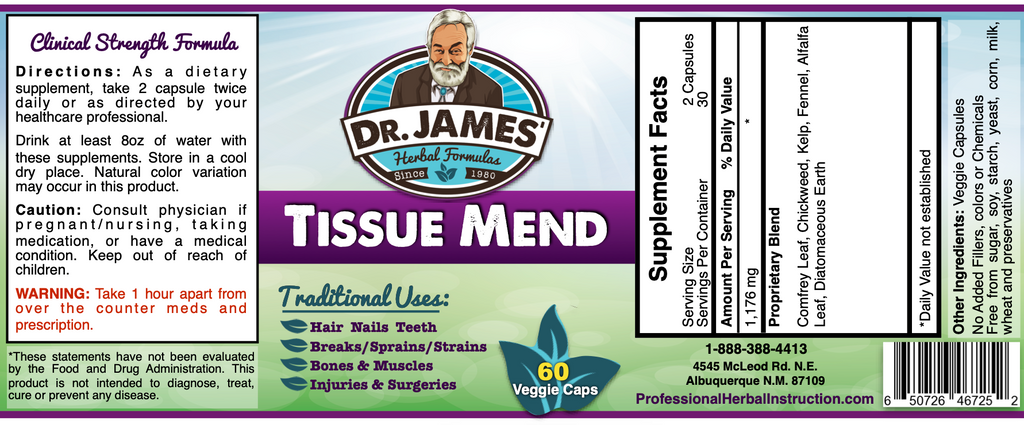 Tissue Mend – Drug Free Help Store